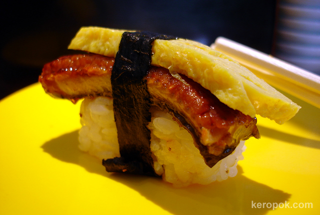 Sushi Tei: Salmon Sashimi, Salmon&Fish Egg, Unagi&Egg – KeropokMan